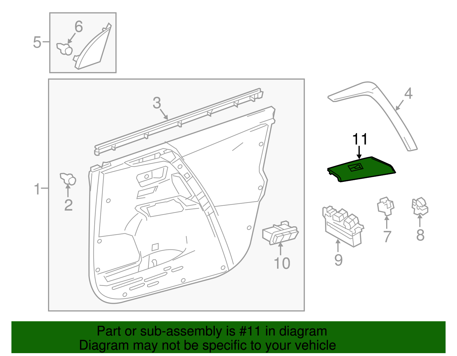 2016-2018 Toyota RAV4 Switch Bezel 74232-0R070 | Toyota Parts Center