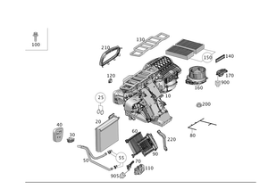 166-830-34-60 - Air Conditioning System | Buy Mercedes Parts Now