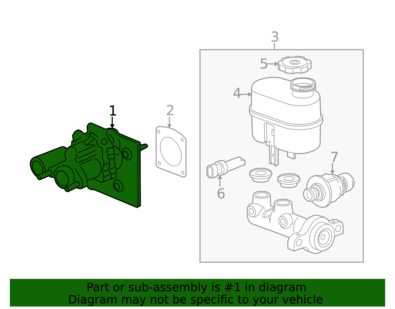 Power Brake Booster Assembly 19371361 | OEM Parts Online