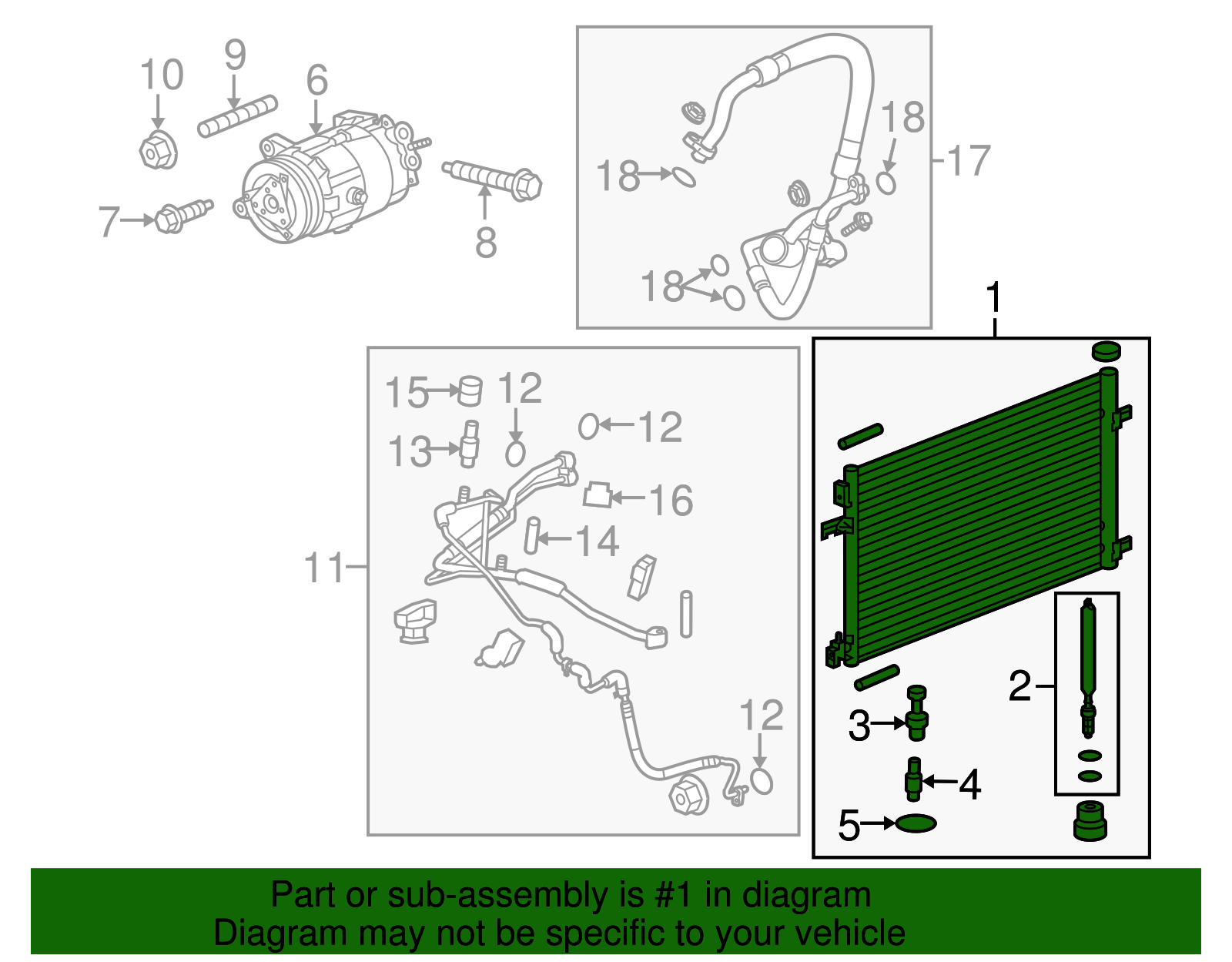 2010-2020 GM Air Conditioning Condenser 23305638 | Capital Chevy Parts