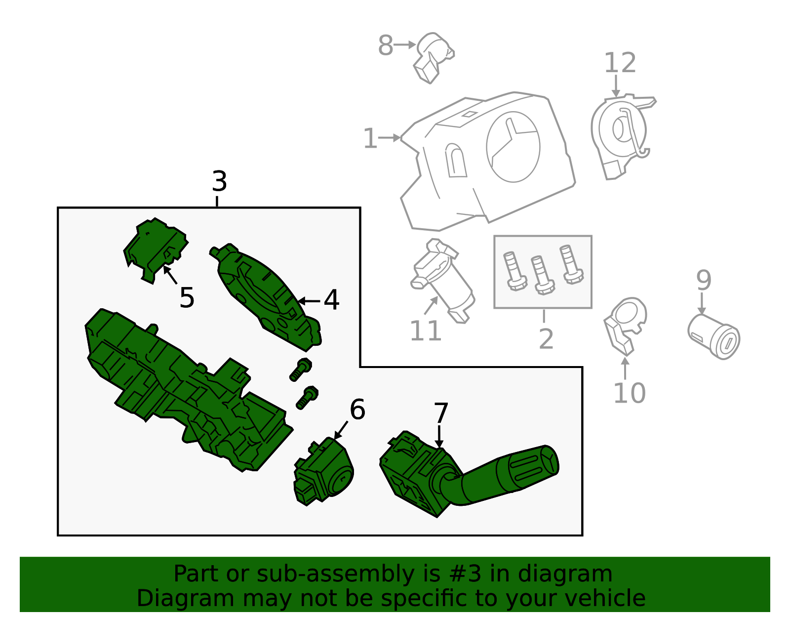 DC3Z-3F791-DA - Steering Column Tube Ford Parts Direct