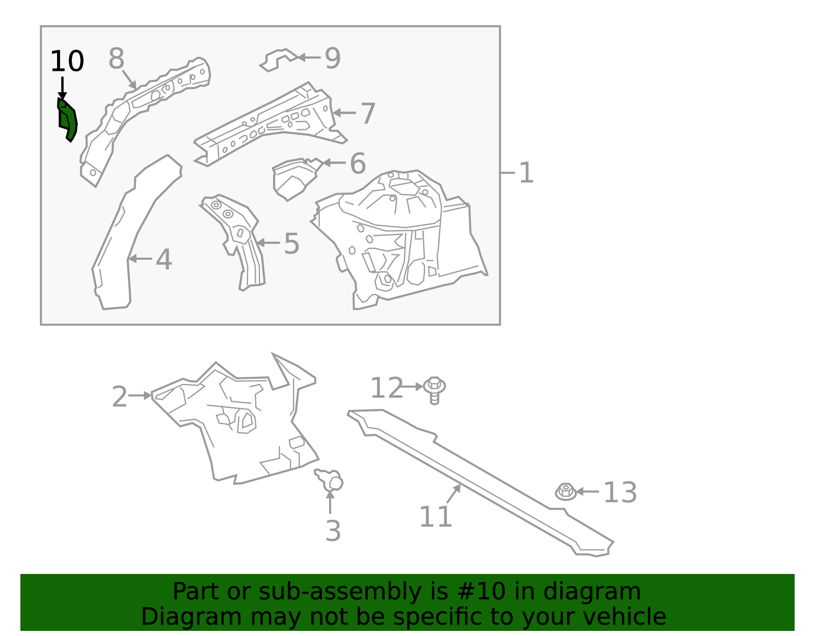 2019-2025 Lexus Gusset 53786-06010 | OEM Parts Online