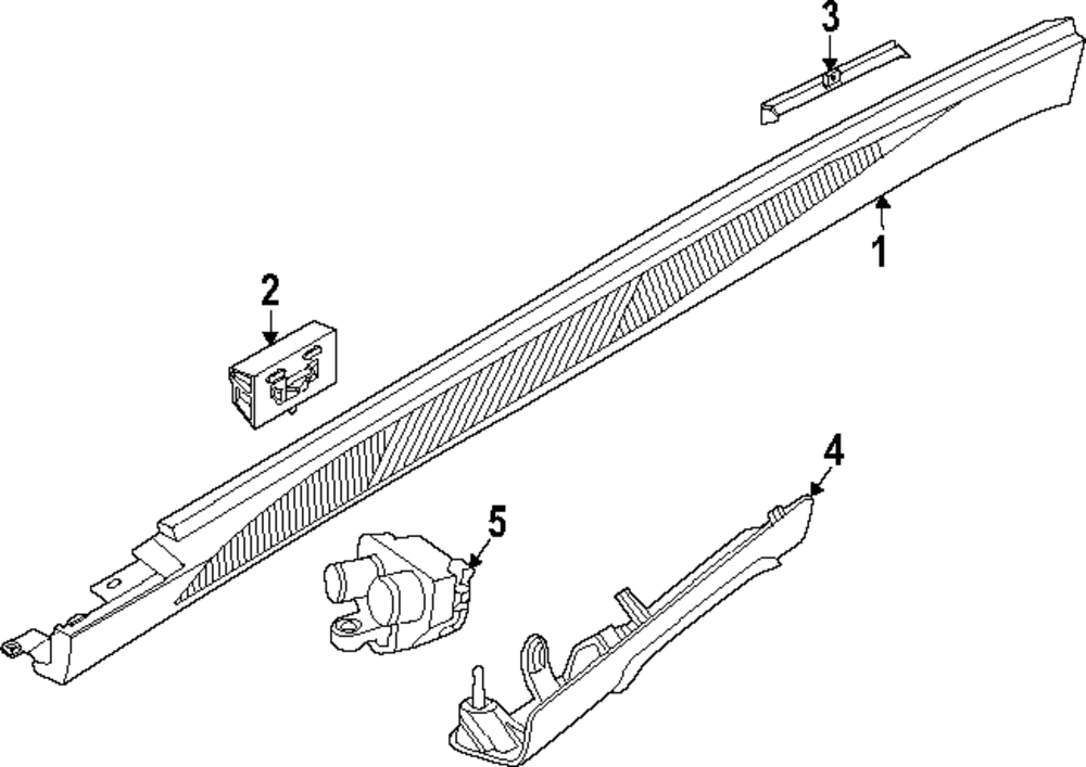 2025 BMW X3 Rocker Panel Guard 51-77-5-A86-423 | BMW Parts Online Hub
