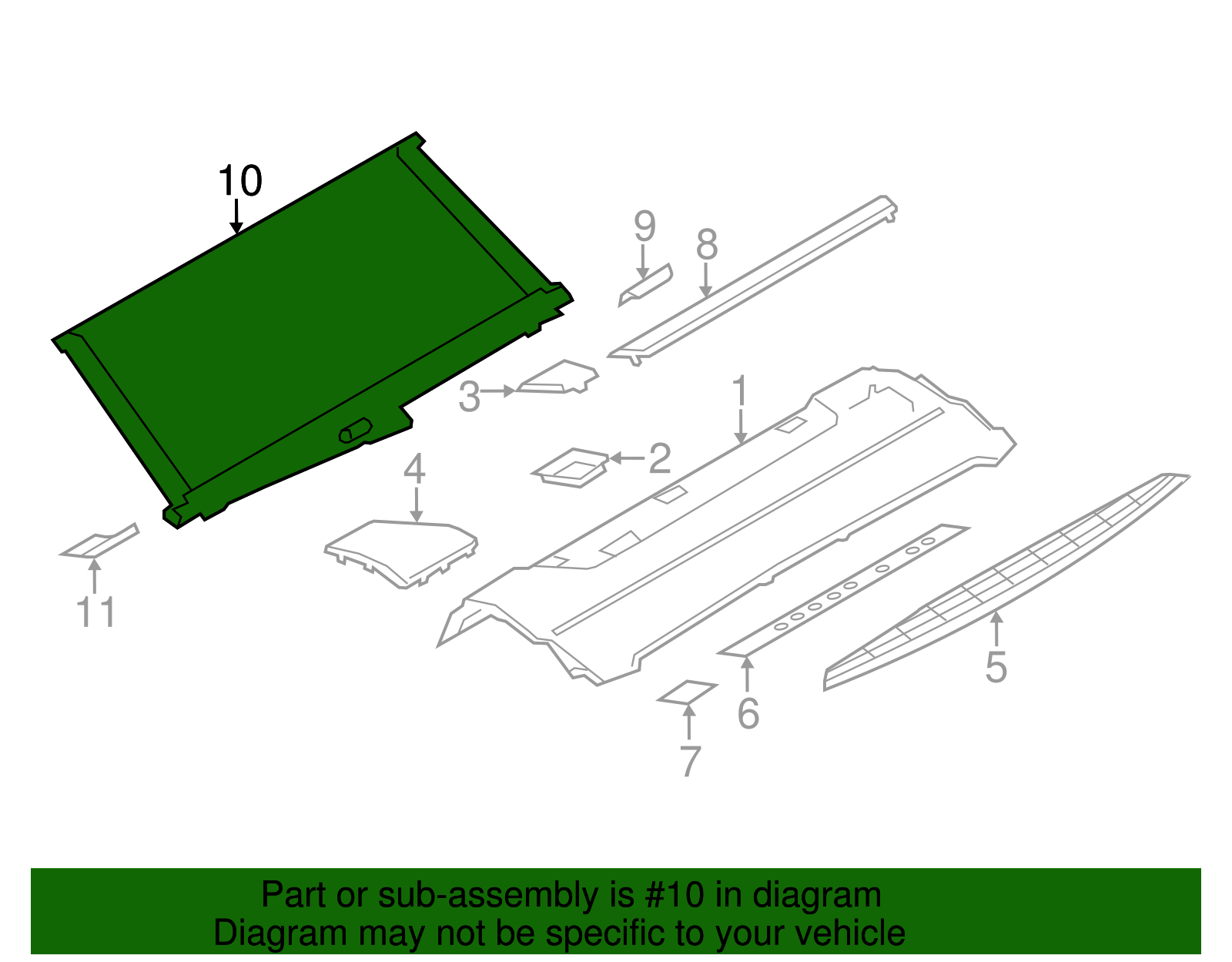 51-46-9-129-056 - Sunshade 2009-2015 BMW | BMWPartsDirect.com