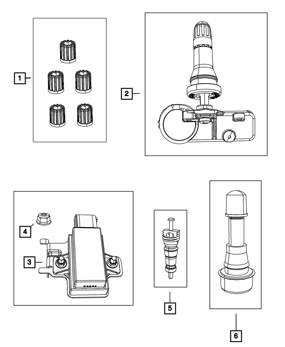 56029470AD - Tire Pressure Monitoring Module 2010-2012 Mopar | Mopar ...