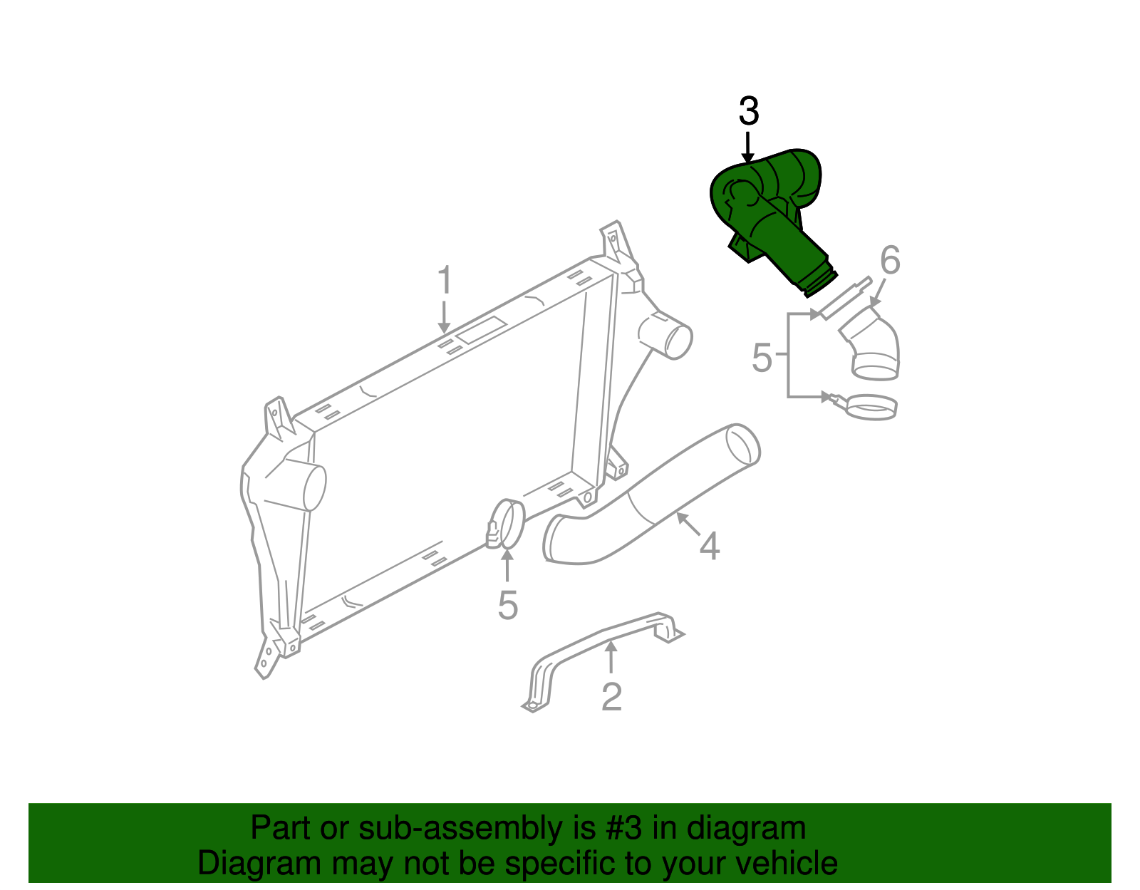 9C2Z-6C646-A - Air Duct 2004-2010 Ford | The Truck Lot - Ford Parts