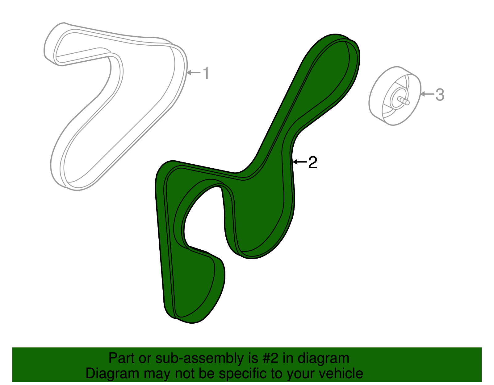 25212-2B140 - Kia Serpentine Belt 2012-2019 Kia | Performance Auto Parts