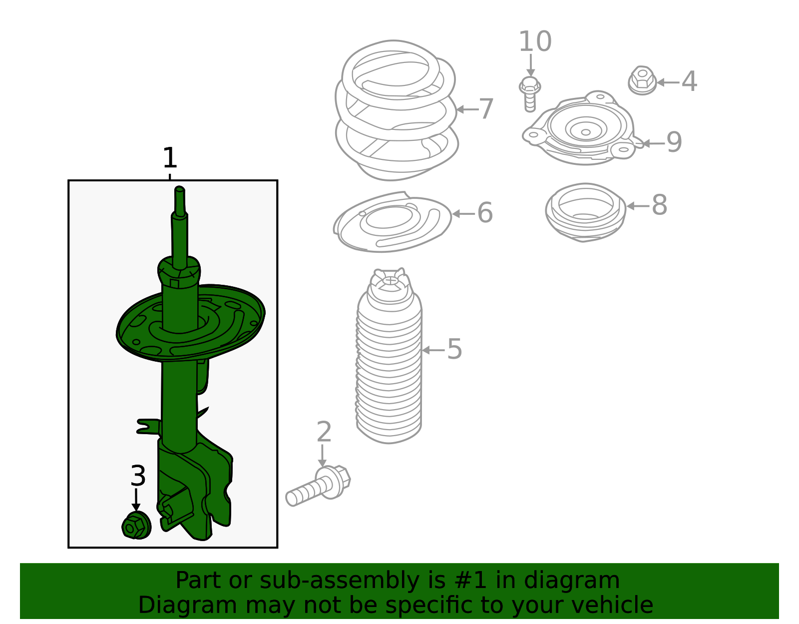 E4302-9NF0B - Suspension Strut - 2017-2020 Nissan Pathfinder ...