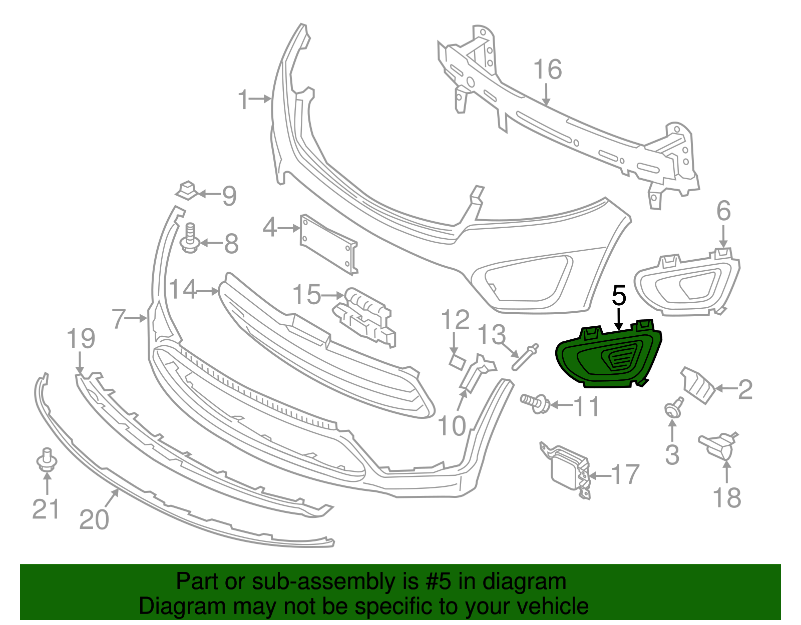 2016-2018 Kia Sorento Side Trim - Driver's Side (LH) 86525-C6000 ...