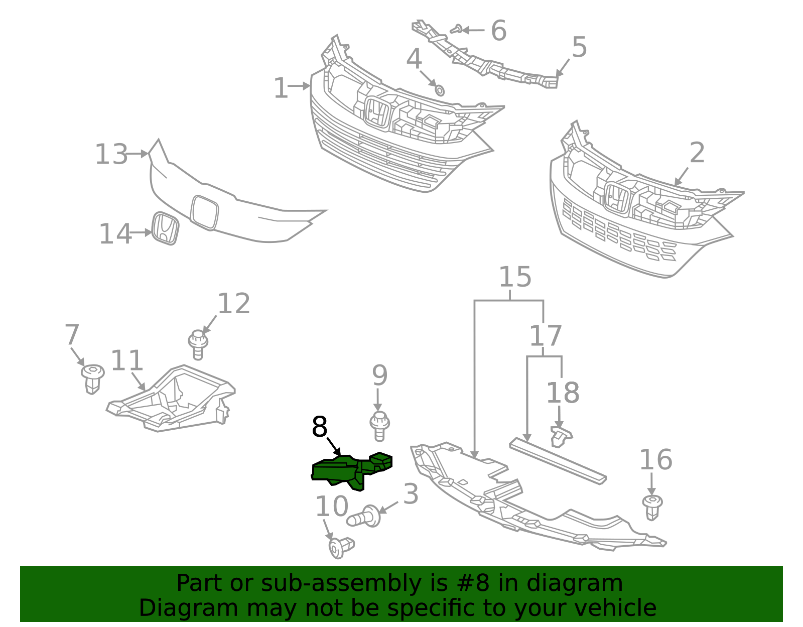 71152-T7A-J00 - Outer Support 2019-2022 Honda HR-V | Honda Parts Online