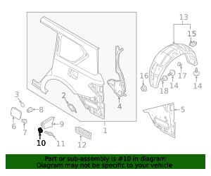 84656AR000 - Lock Actuator Nut 2002-2021 Infiniti | Infiniti of Orland Park