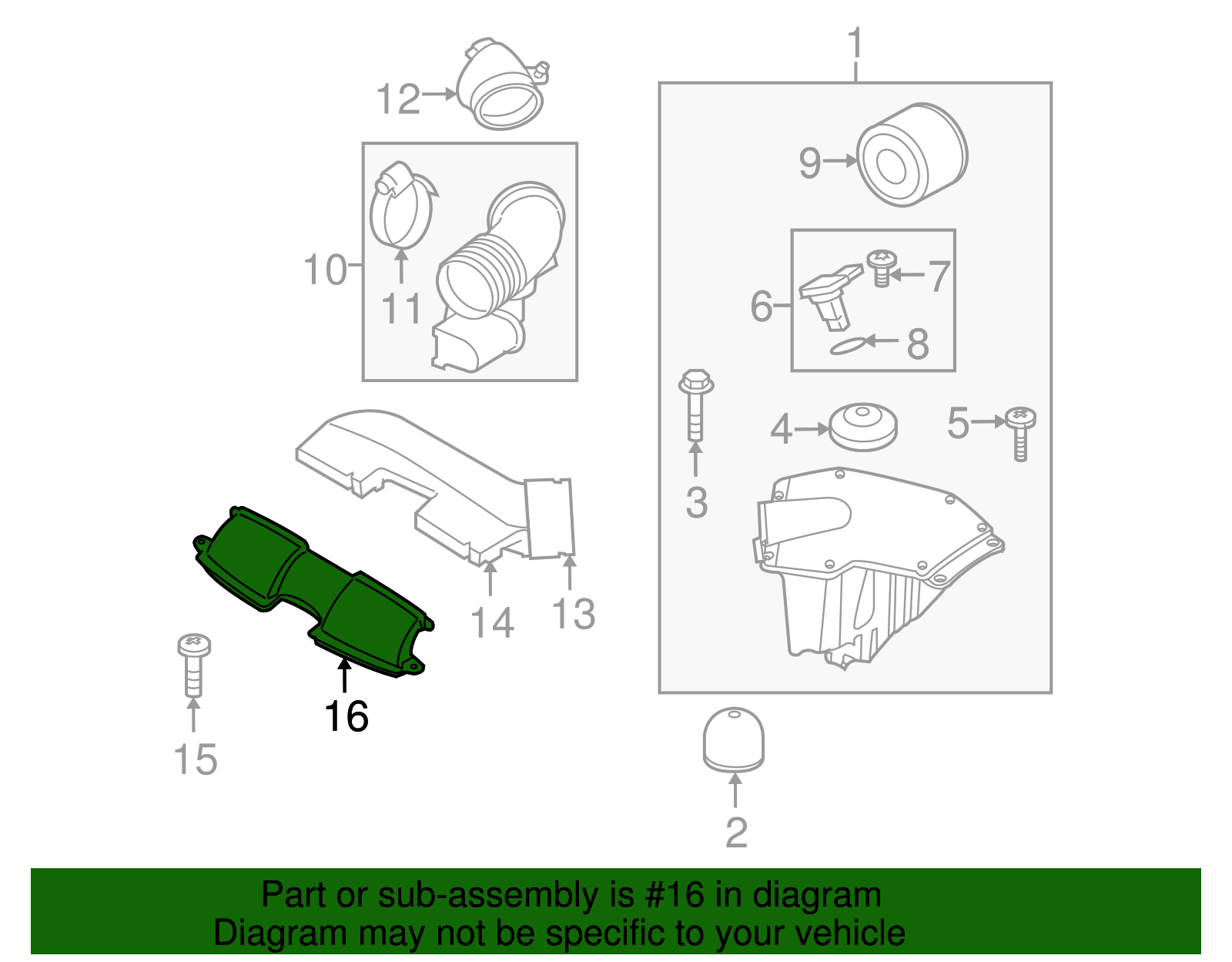 2008-2013 BMW Inlet Duct 13-71-7-547-591 | BMW OEM Parts