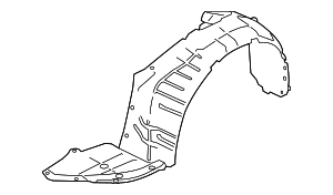 2019-2025 Nissan Altima Fender Splash Shield 63841-6CA1B | Sullivan ...