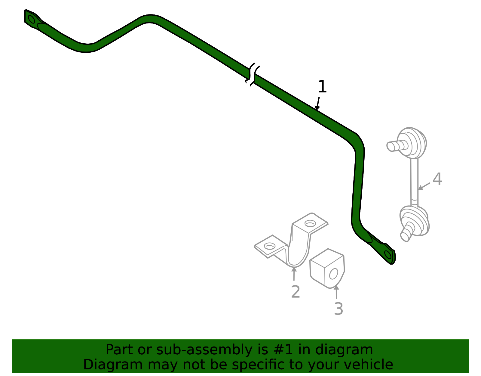 2007-2008 Nissan Altima Stabilizer Bar 56230-JA00A | My Nissan Part
