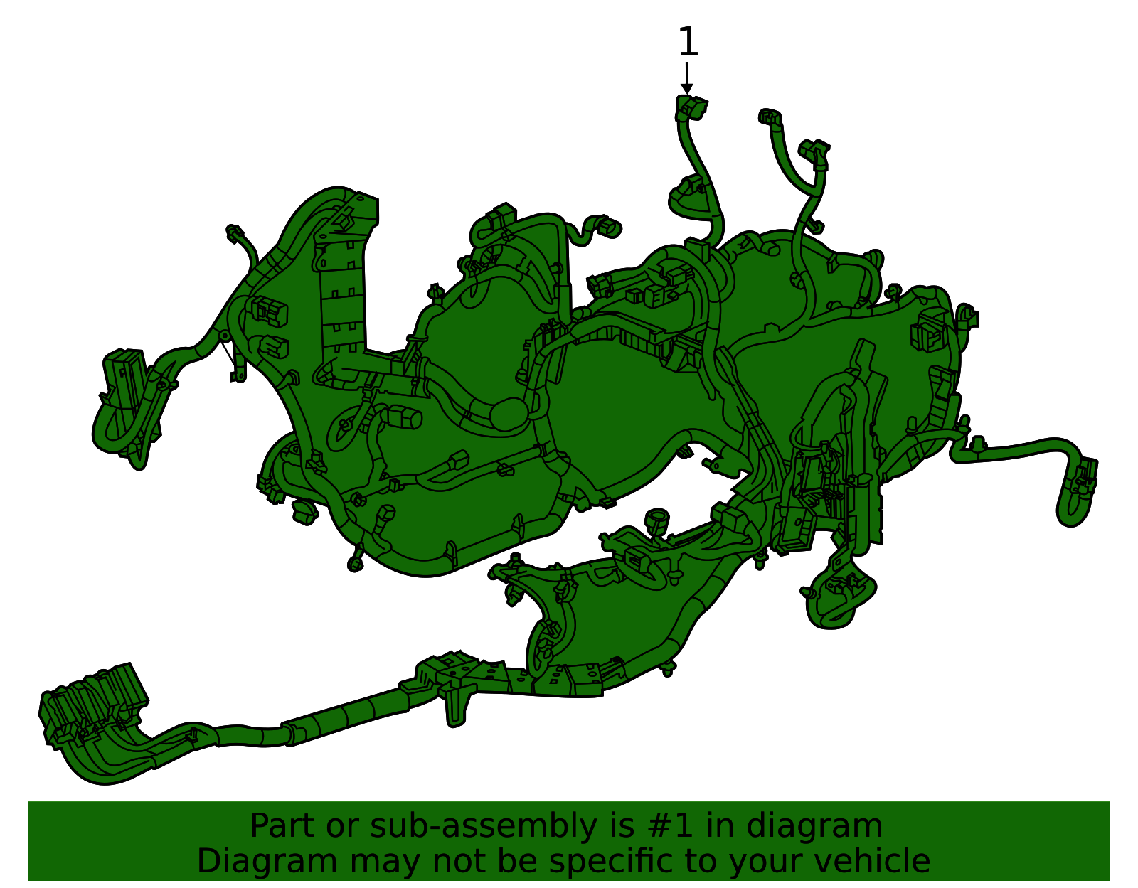 OEM GM Engine Harness For 2024-2025 Chevrolet Corvette - Part No ...