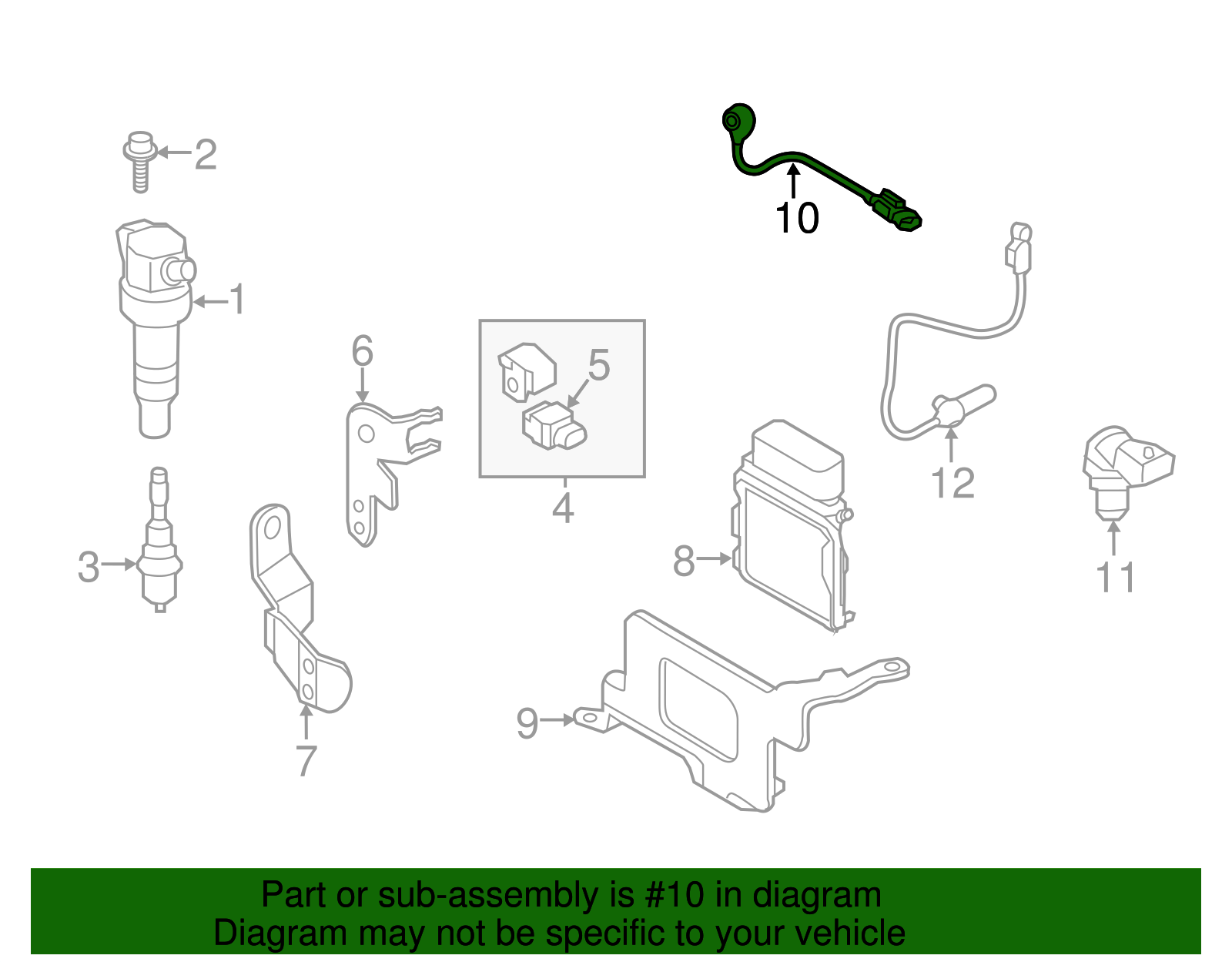 2012-2019 Hyundai Knock Sensor 39250-2B000 | OEM Parts Online