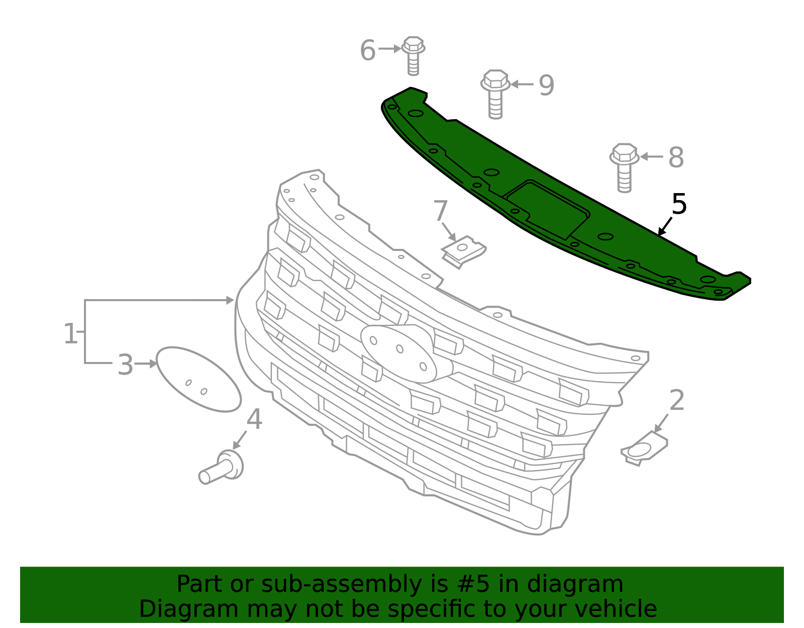 2016-2019 Ford Sight Shield FB5Z-8A284-AA | Ford OEM Parts Outlet