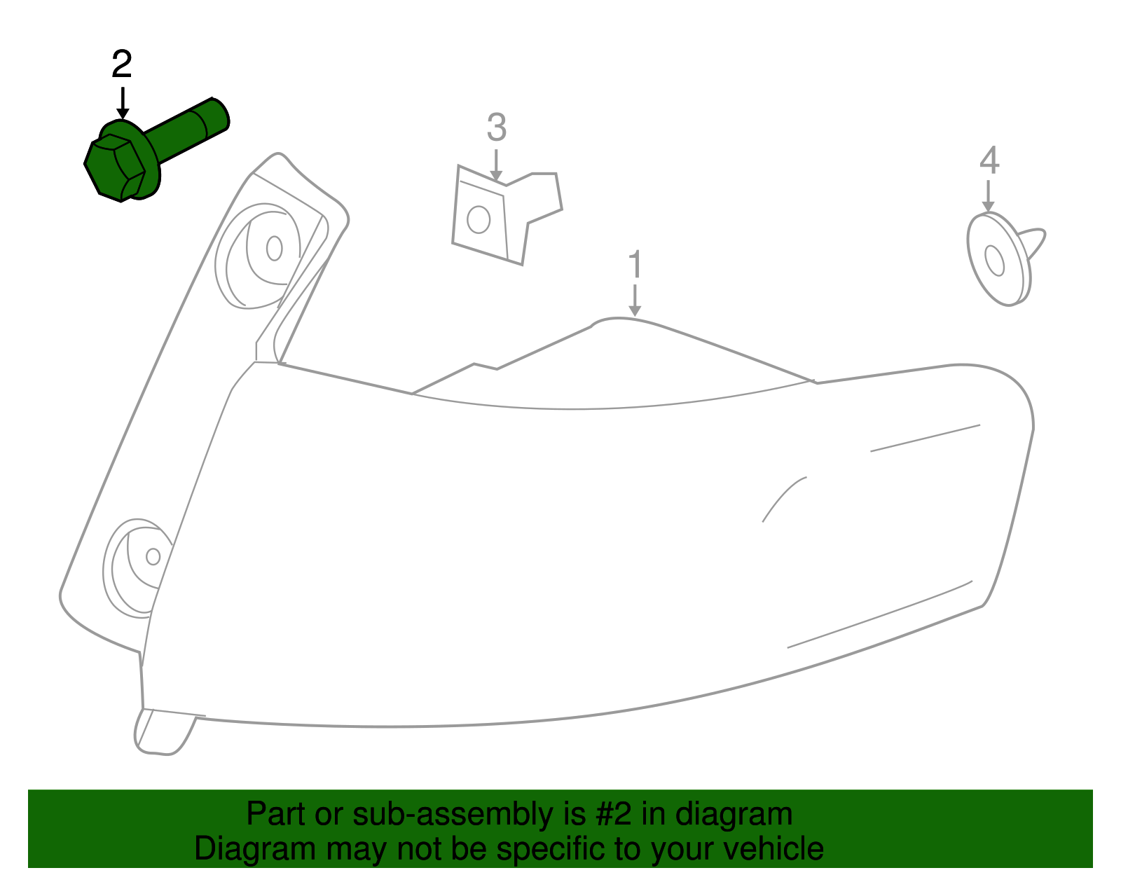 2007-2019 Ford Tail Lamp Assembly Screw -W712801-S900 | TascaParts.com