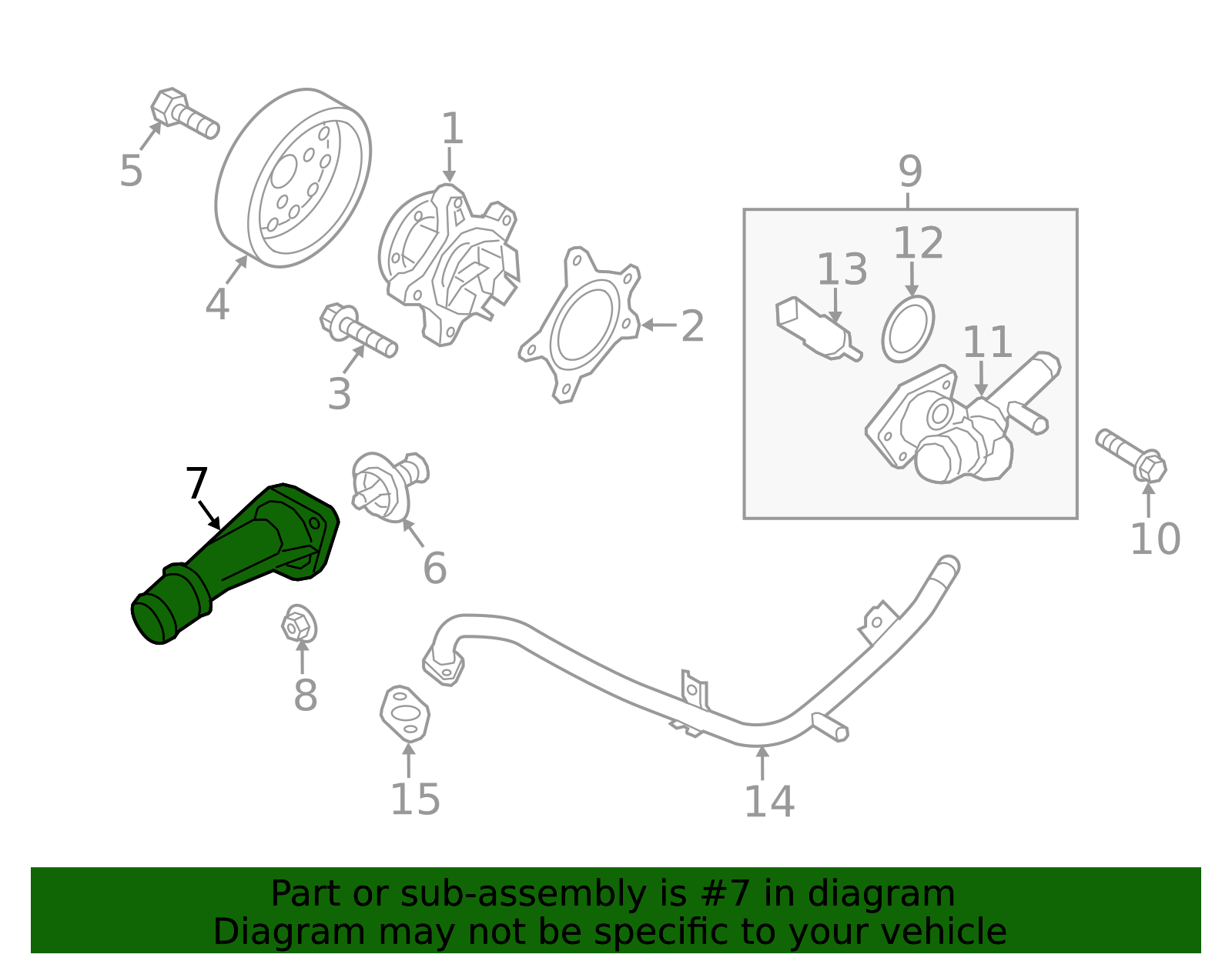 25631-2B053 - Thermostat Housing 2012-2019 Kia Soul | Kia.Parts Store