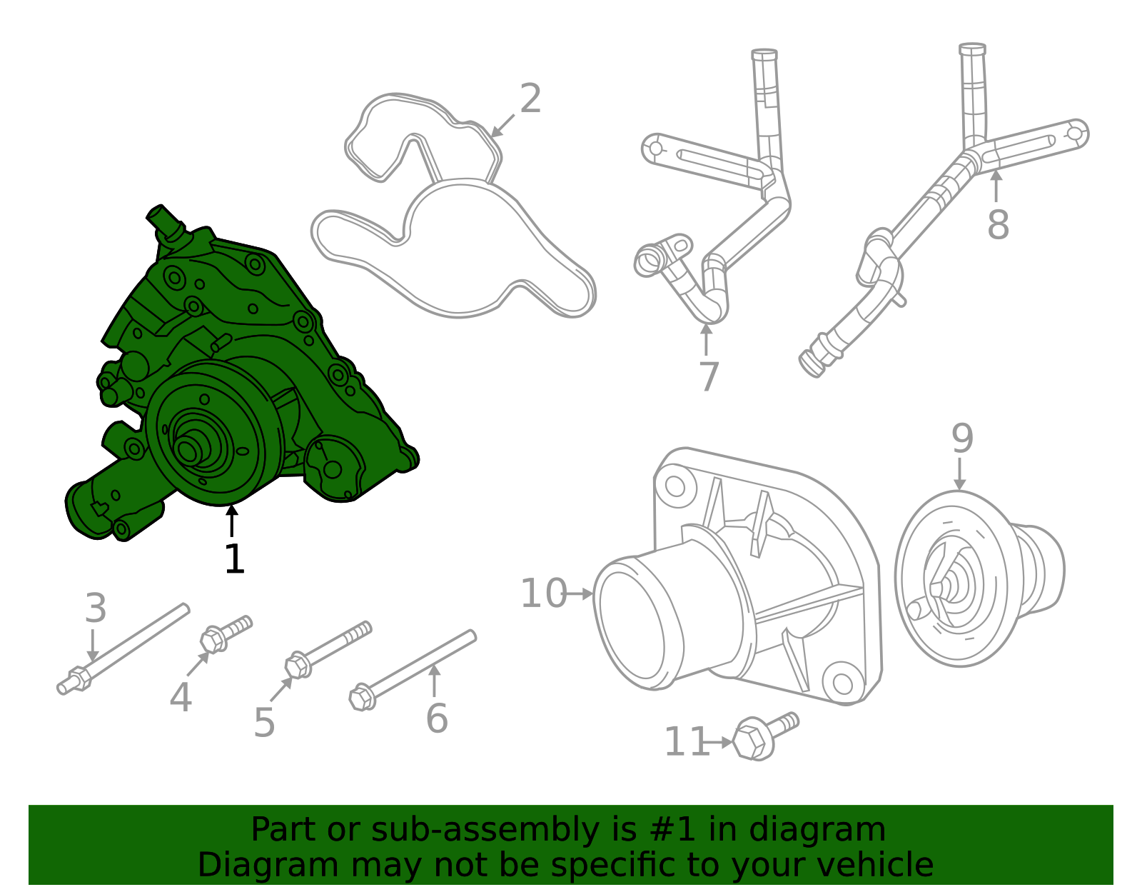 2015-2025 Mopar Pump 68165882AD | Mopar Parts Canada