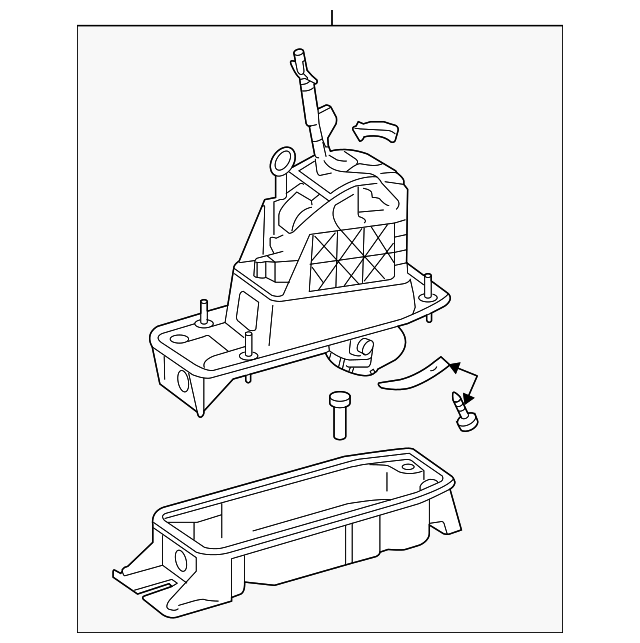 2010-2011 Volkswagen Shifter Assembly 5K1-713-025-CC | OEM Parts Online