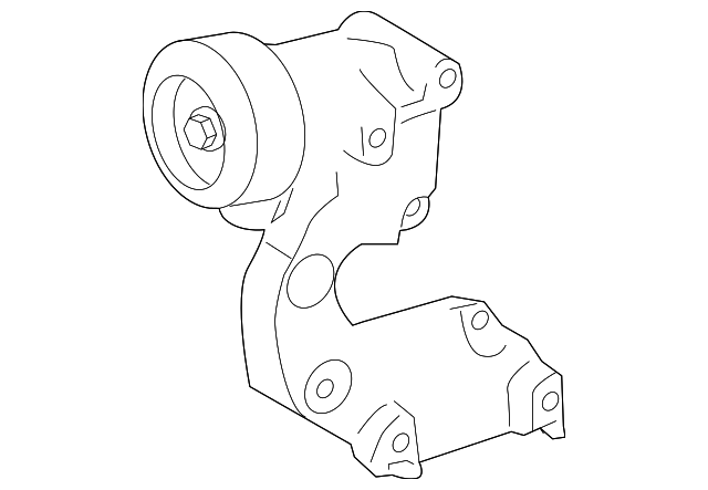 Genuine Toyota Accessory Drive Belt Tensioner part# 16620-31040 for ...