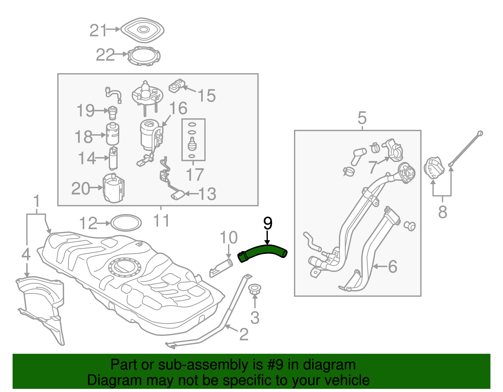 31036-A7600 - Connector Hose 2014-2018 Kia | Kia.Parts Store