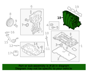 28310-2EBB0 - Intake Manifold 2022-2024 Kia Forte | Kia.Parts Store