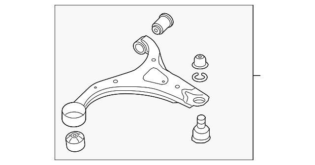 54500-1U000 - Lower Control Arm 2011-2013 Kia Sorento | Kia.Parts Store