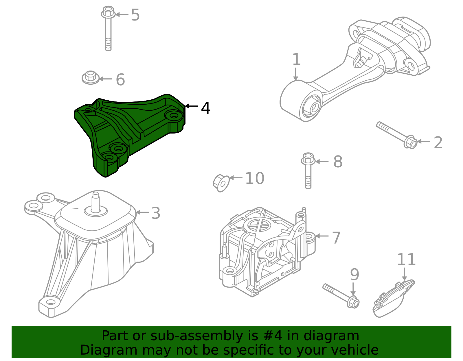Hyundai Engine Mount Bracket - Secure Powertrain Support - Part #21825 ...