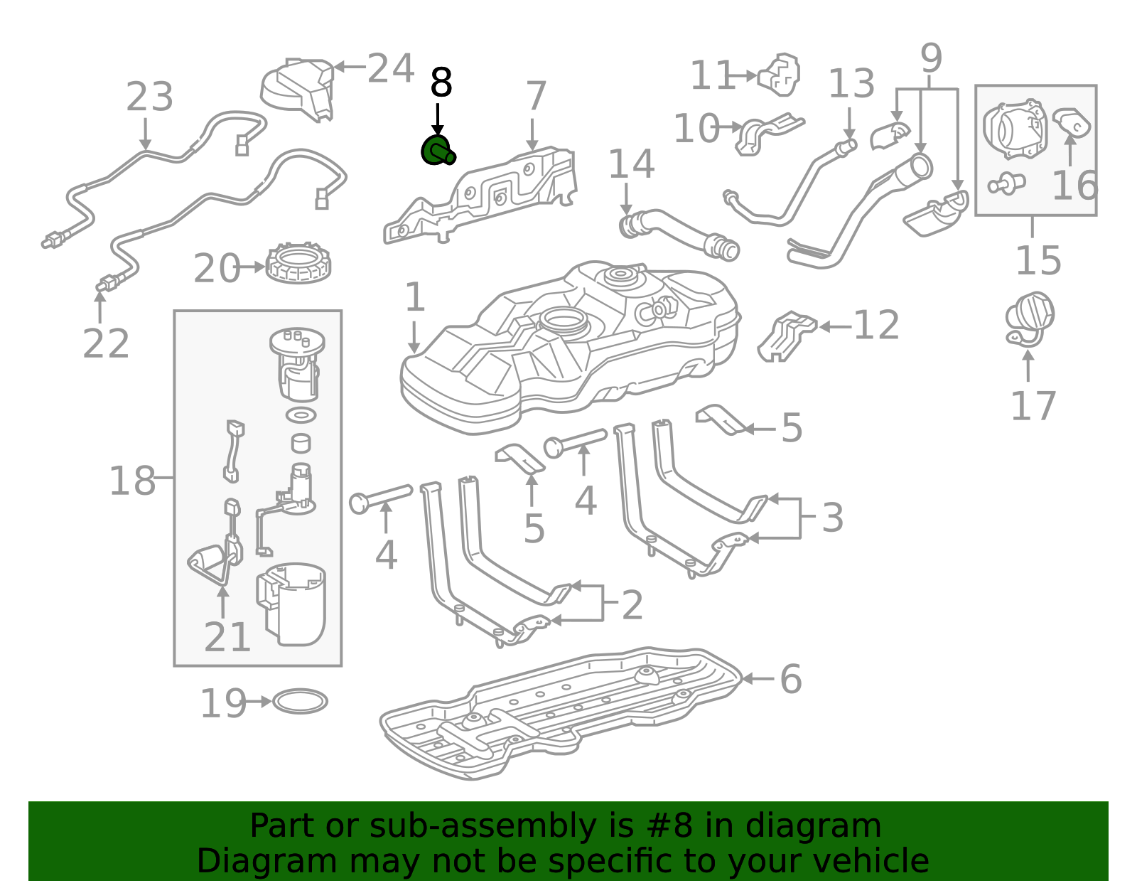 OEM Fuel Tank Shield Bracket Part # 77512-35140 | Modern Toyota Parts