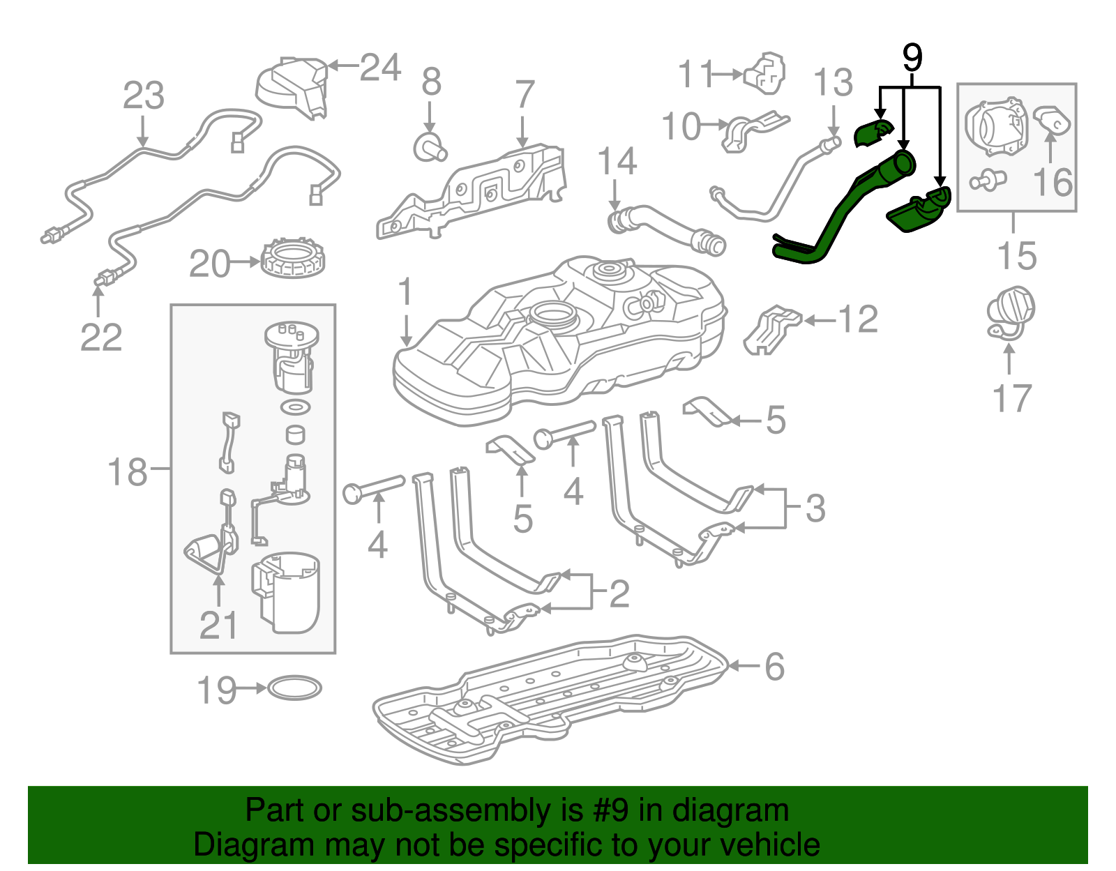 2018-2023 Toyota Tacoma Filler Pipe 77201-04150 | OEM Parts Online