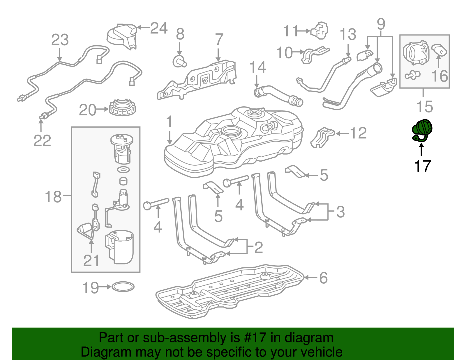 2014-2025 Toyota Fuel Tank Cap 77300-07040 | OEM Parts Online