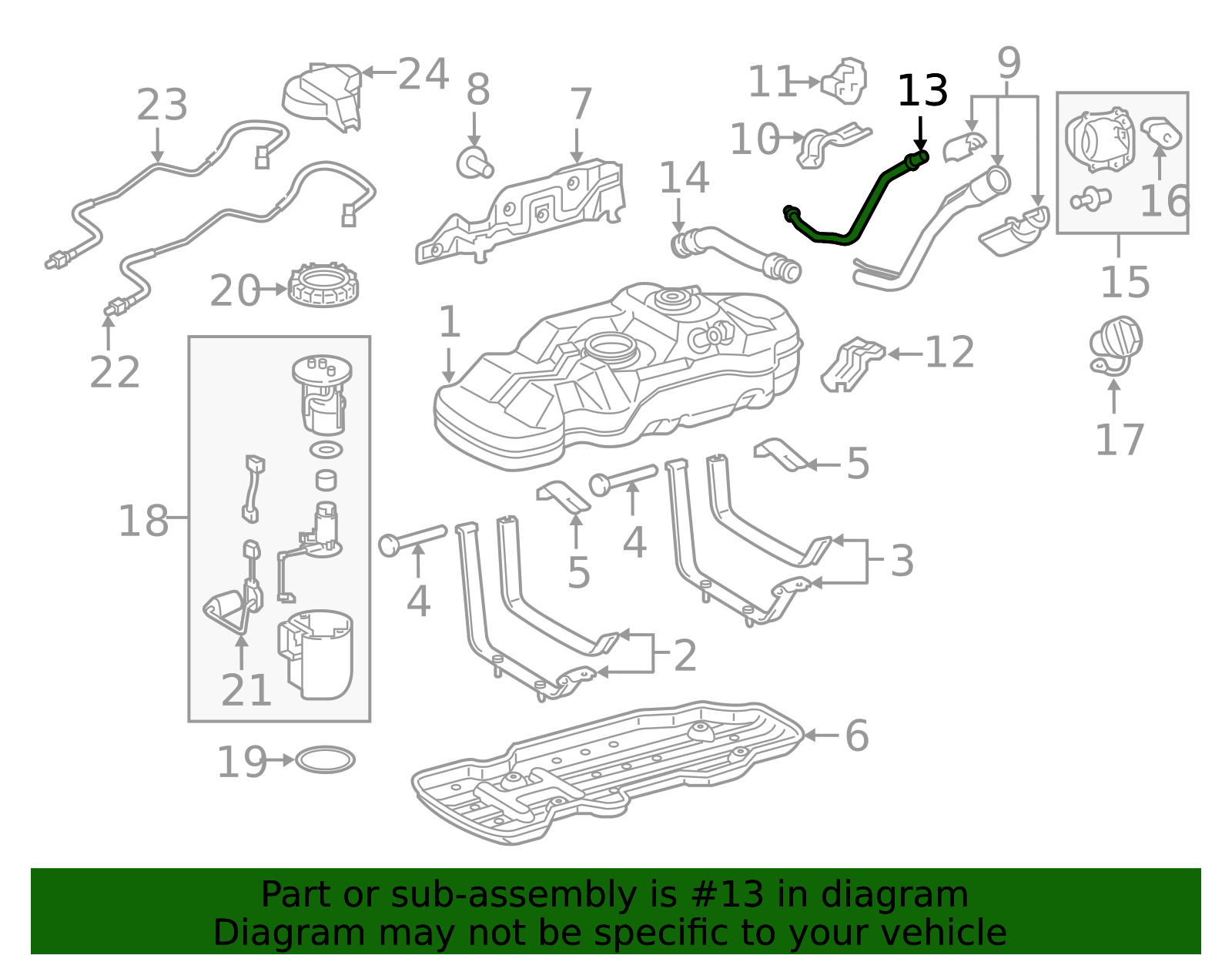 77779-04030 - High-Quality Fuel Tank Vent Hose for 2018-2023 Toyota ...