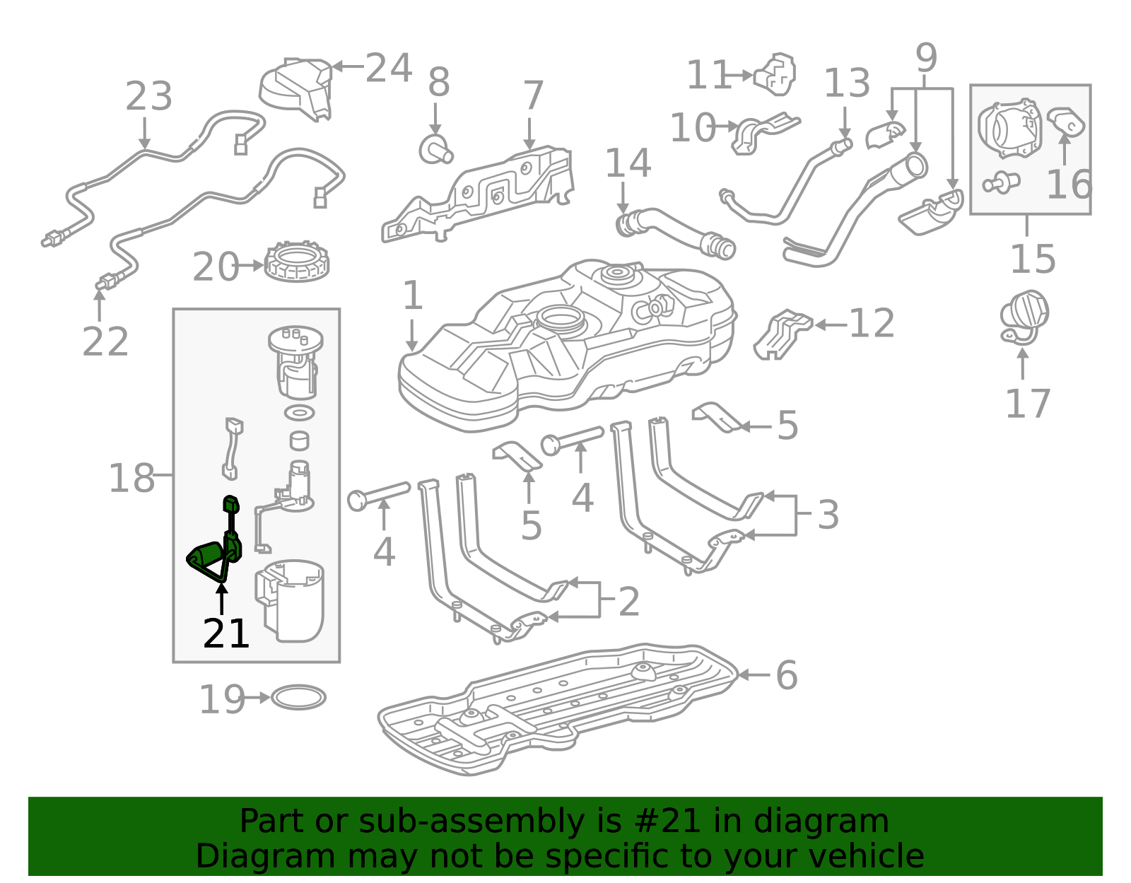2016-2025 Toyota Tacoma Fuel Tank Sending Unit 83320-04040 | Toyota ...