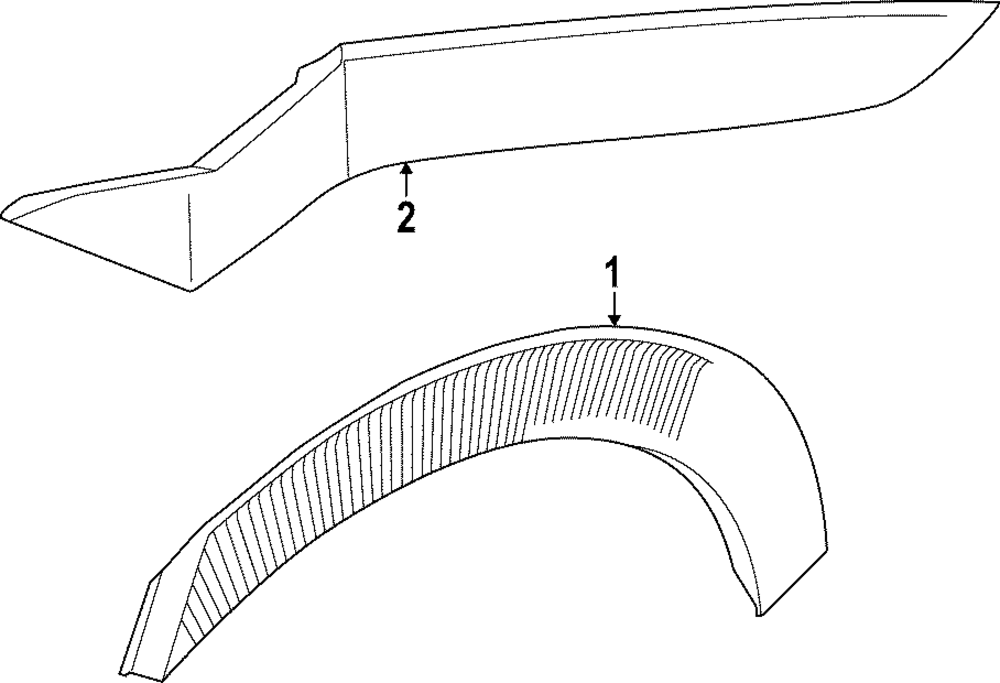 87850-CV000 - Body D-Pillar Molding 2022-2024 Kia EV6 | Kia.Parts Store