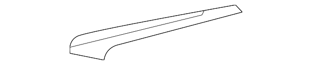 6407A378 - Upper Molding 2021-2024 Mitsubishi | Mitsubishi Direct Parts