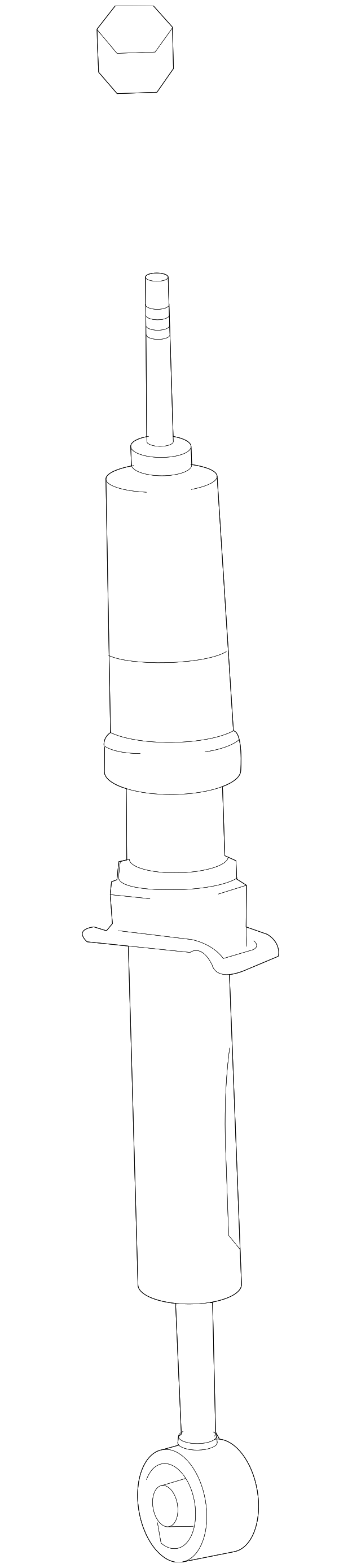 Genuine Toyota Shock Absorber part# 48510-80824 for 2016-2021 Toyota ...