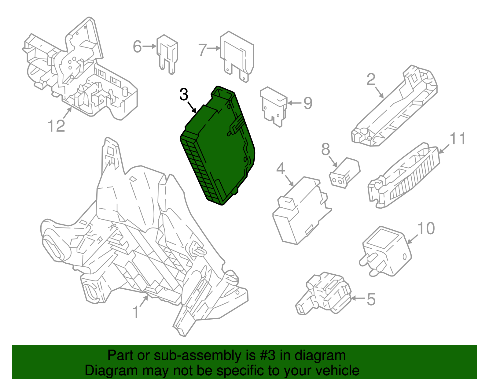 2004-2025 Audi Fuse Holder 4F1-941-824 | OEM Parts Online