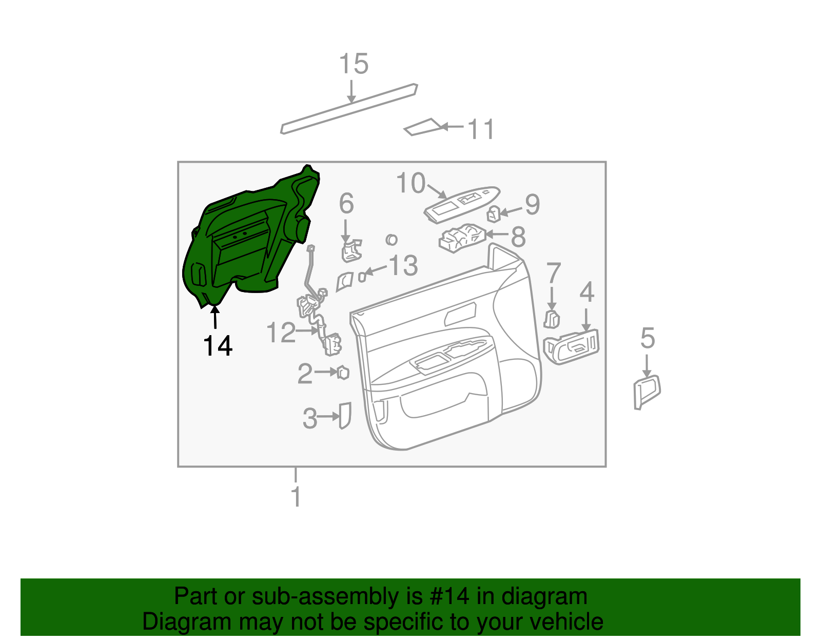 2005-2009 Buick LaCrosse Water Deflector 25967534 | Shop Matick Buick GMC