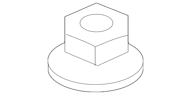Toyota Parts Hold Down Clamp Nut 90179-A0009 | Toyota Parts|Toyota ...