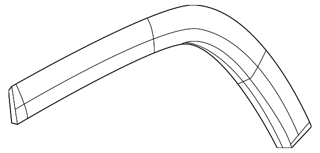 2021-2024 Jeep Molding 6XN58GXHAD | Mopar Parts Canada