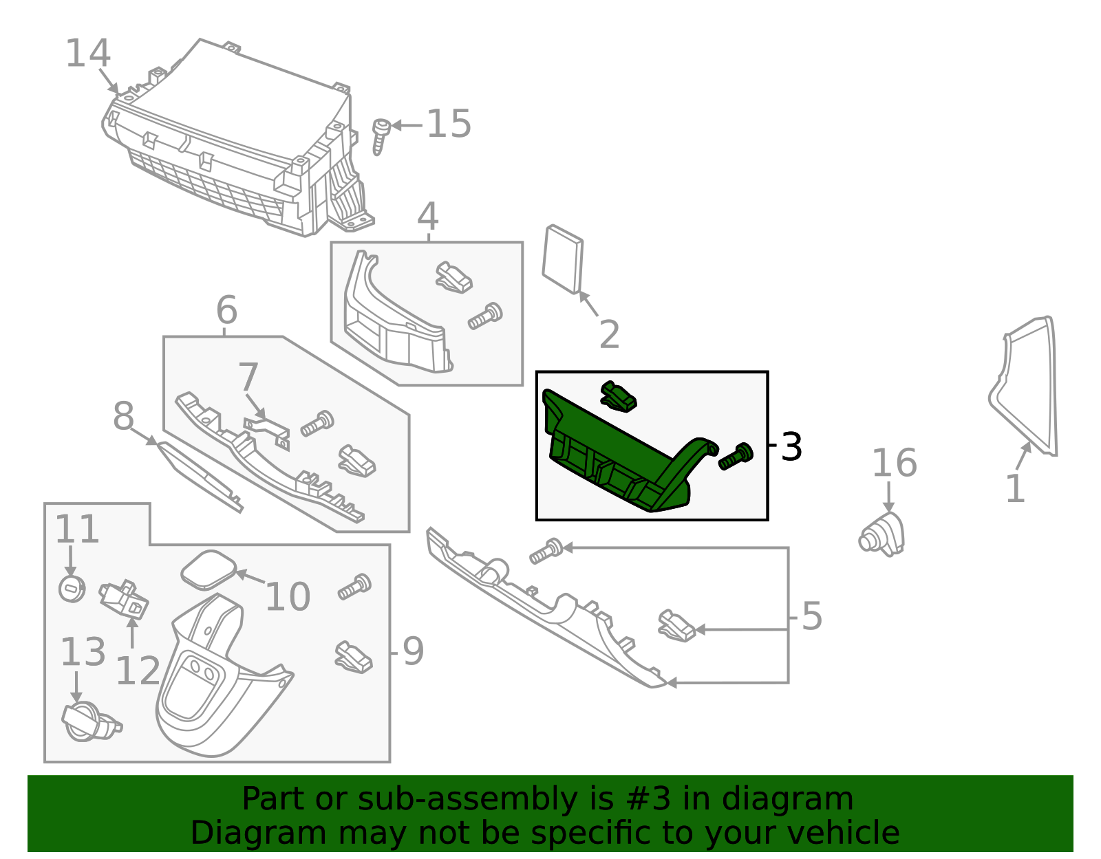2022-2024 Hyundai Ioniq 5 Upper Panel 84787-GI000-NNB | MotorMotor