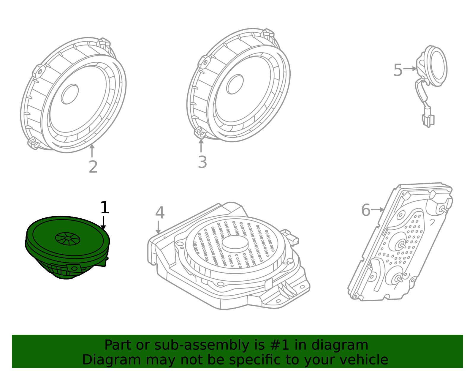 OEM Speaker 96350-AR000 - Restore Crisp Sound Quality | AutoNation Parts