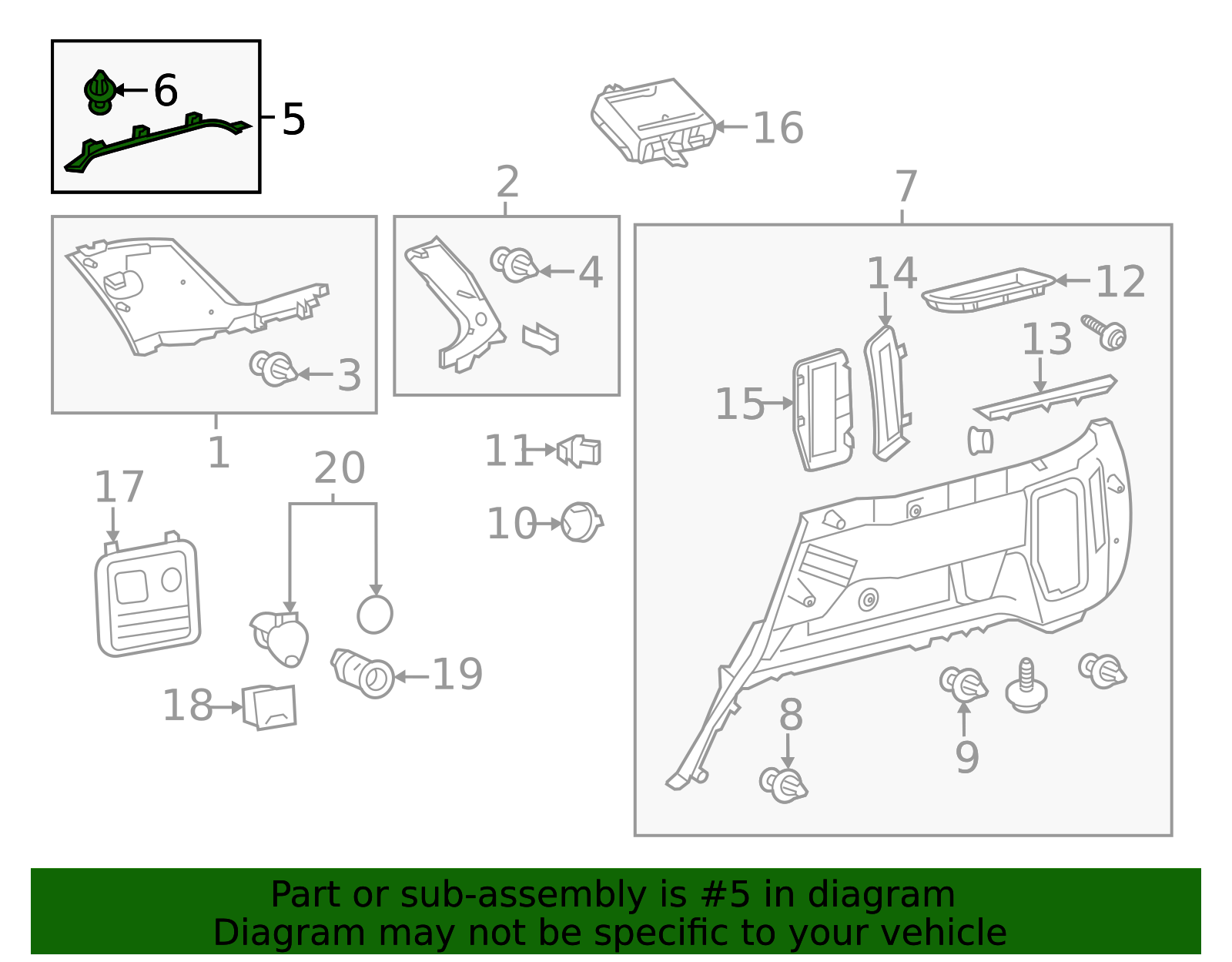 62430-35010-E0 - Window Trim - 2010-2020 Toyota 4Runner | Toyota Parts ...
