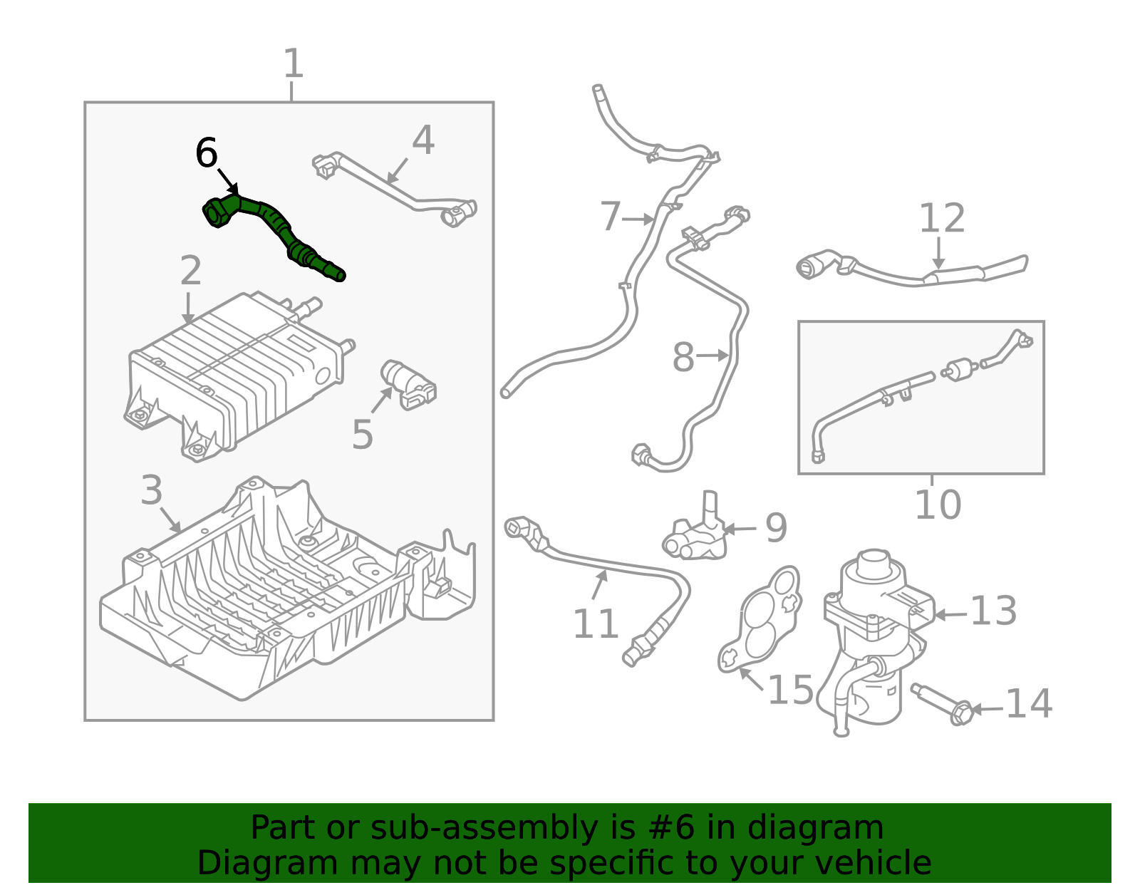 Genuine OEM Ford Part - Evaporative Emissions System Lines 9M6Z-9D289-A ...