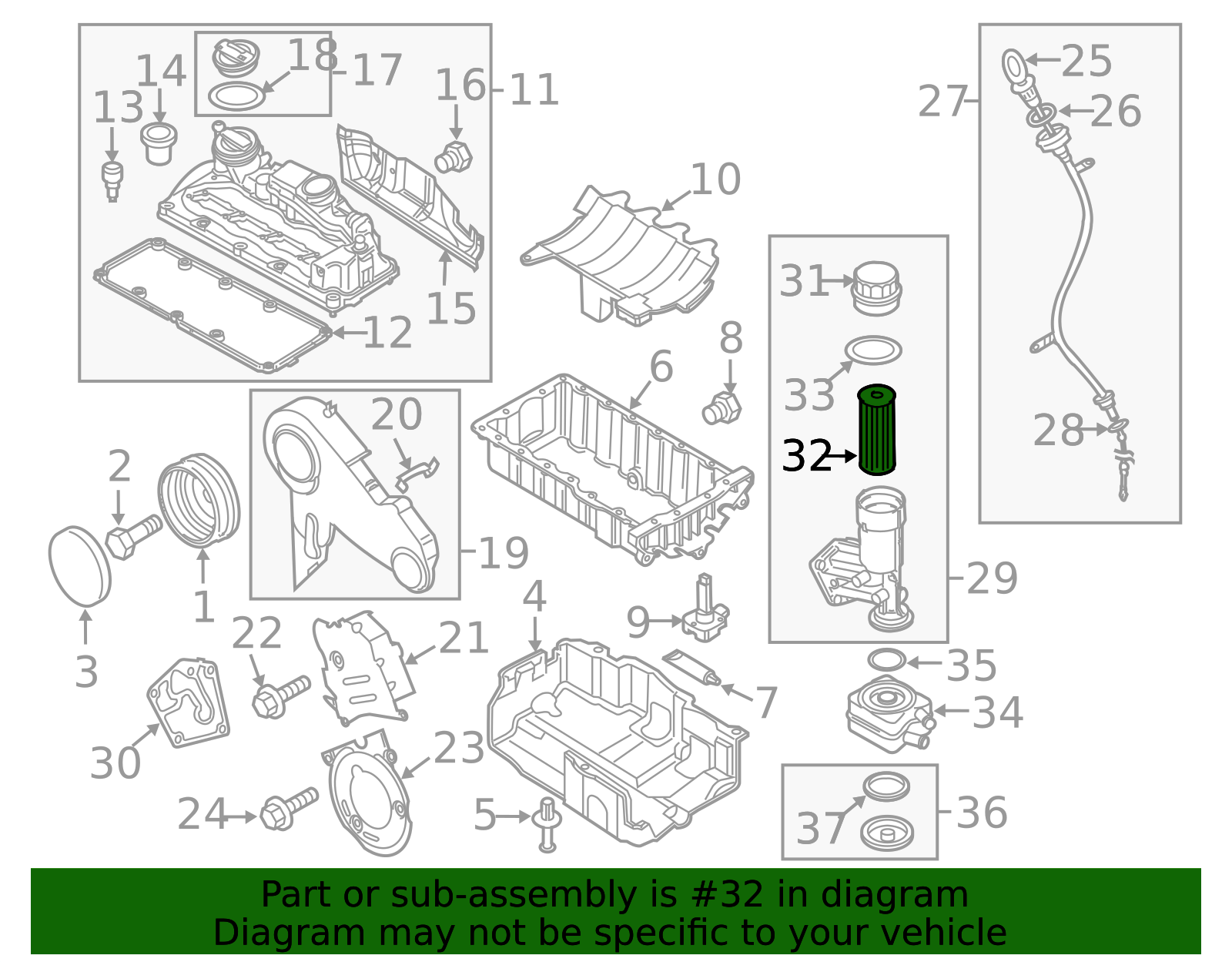 071-115-562-A - Oil Filter 2001-2015 Volkswagen | Wolfsburg Parts Direct