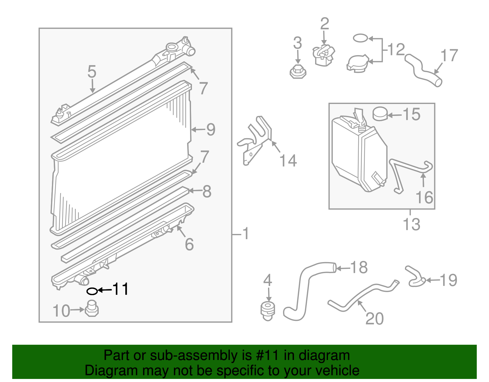 21481-89900 - Drain Valve Gasket 2002-2007 Infiniti | Infiniti of ...
