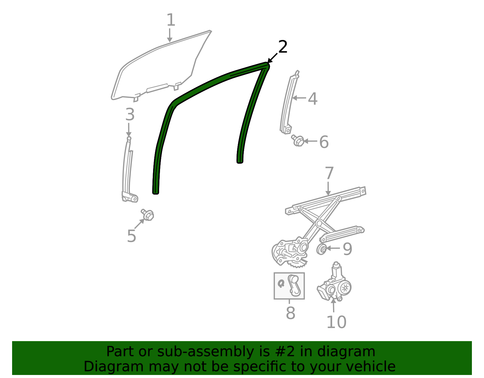 Window Channel - Smooth Window Travel | AutoNation Parts