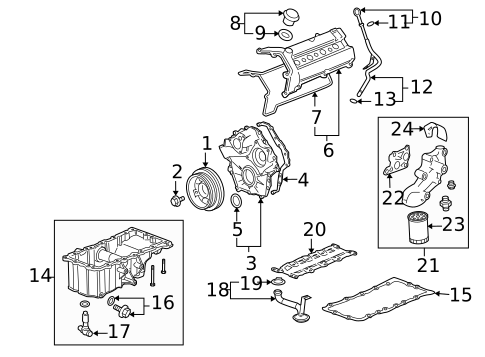Engine Parts for 2024 Cadillac Escalade | GetOEMParts.com